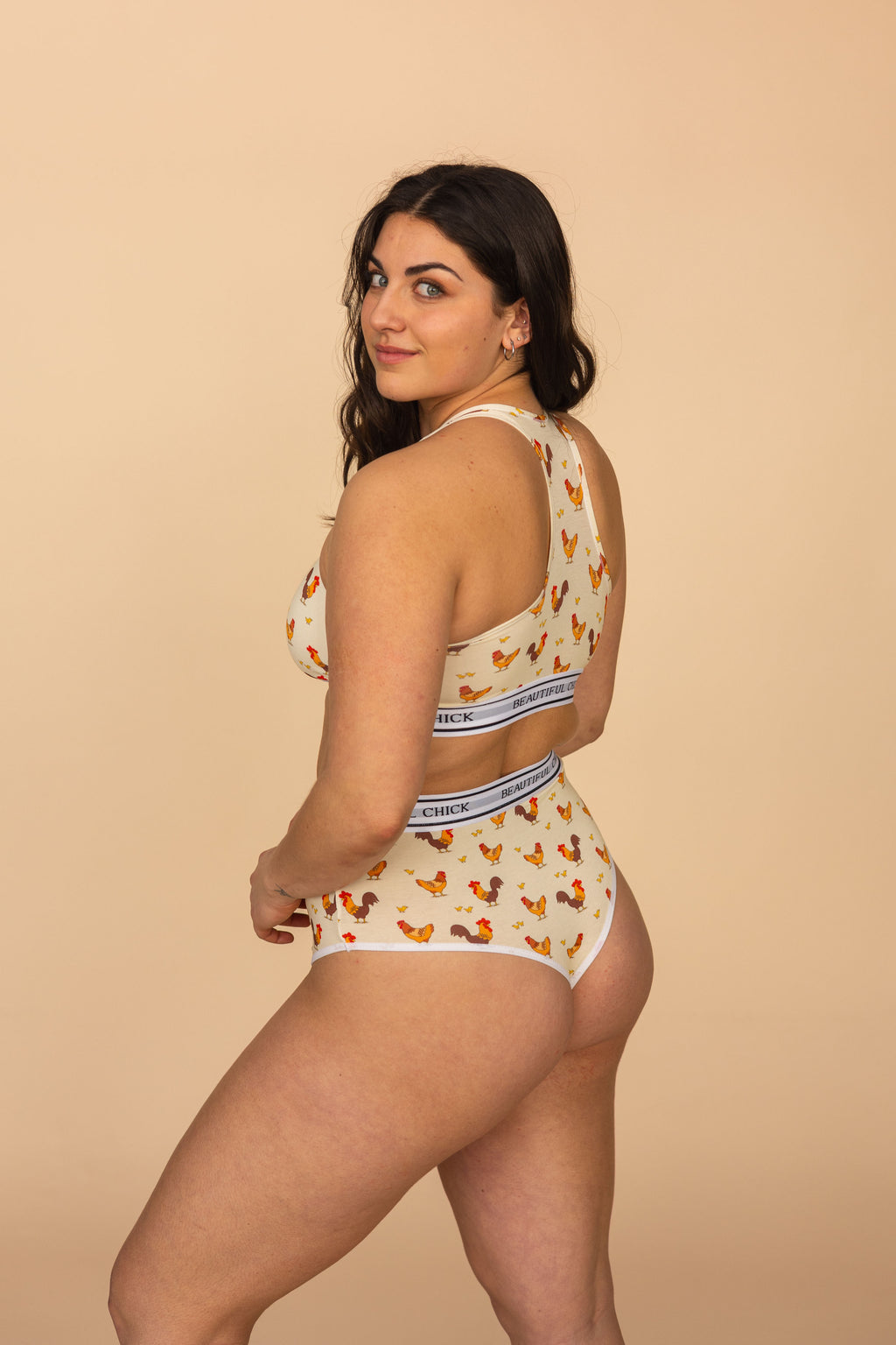 Tanga Taille Haute "BEAUTIFUL CHICK" – popunderwear